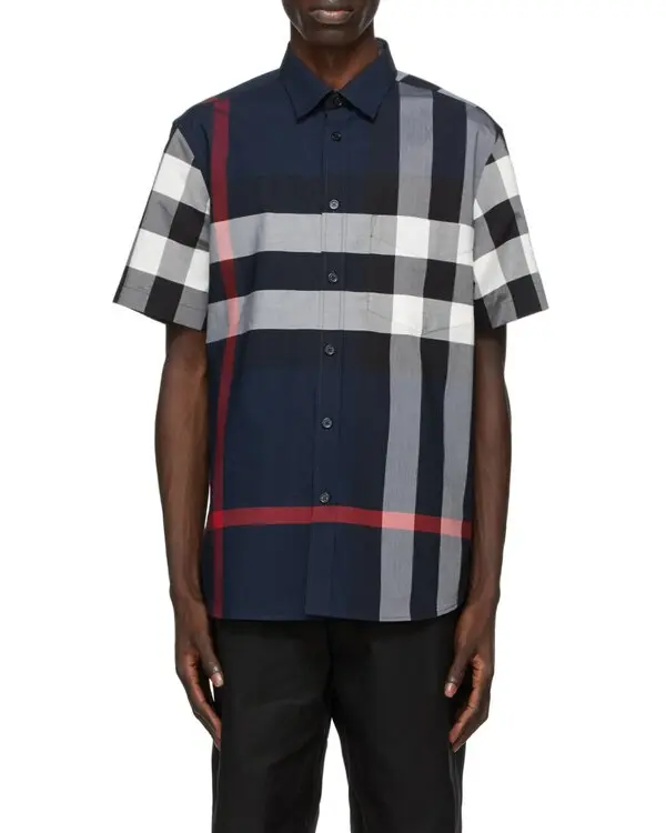 Burberry Checked Shortsleeved Shirt