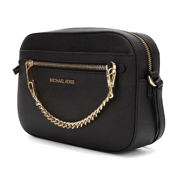 Michael Kors Logo Embossed Shoulder Bag