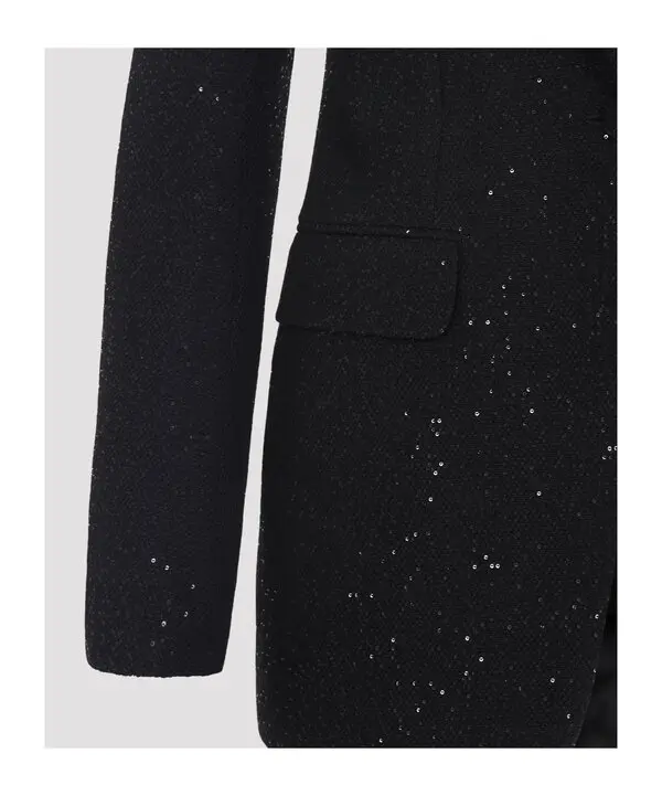 TOM FORD Sequined Single-breasted Jacket - Black
