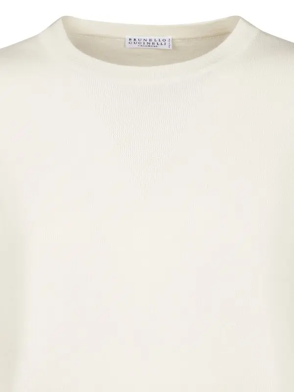 Brunello Cucinelli Crewneck Pullover - White