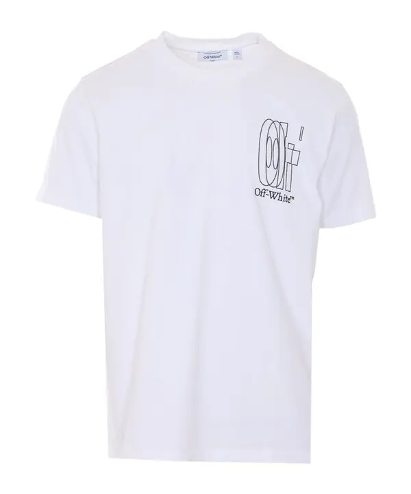 Off-White Double Arrow Logo T-shirt - White