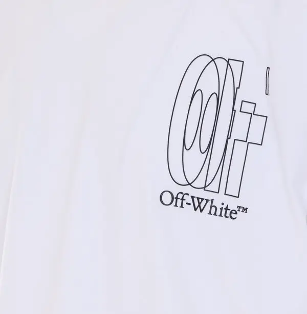Off-White Double Arrow Logo T-shirt - White