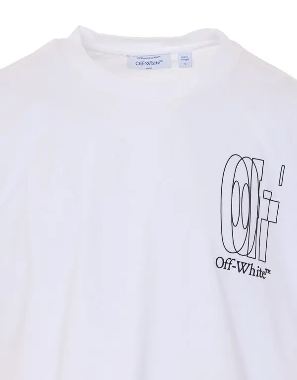Off-White Double Arrow Logo T-shirt - White