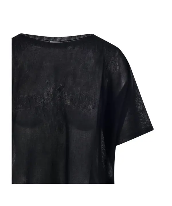ROBERTO COLLINA Sheer Fine-knit T-shirt