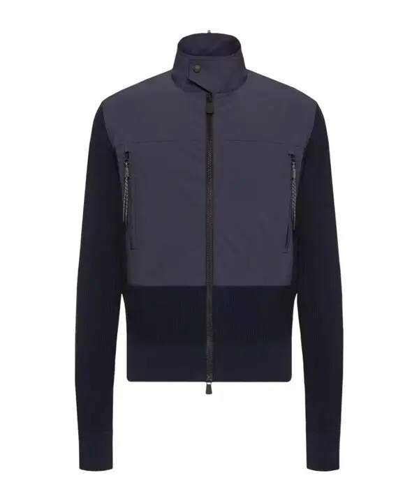 Moncler Paneled Zip-up Cardigan