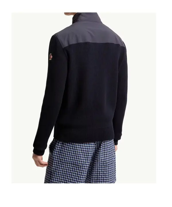 Moncler Paneled Zip-up Cardigan