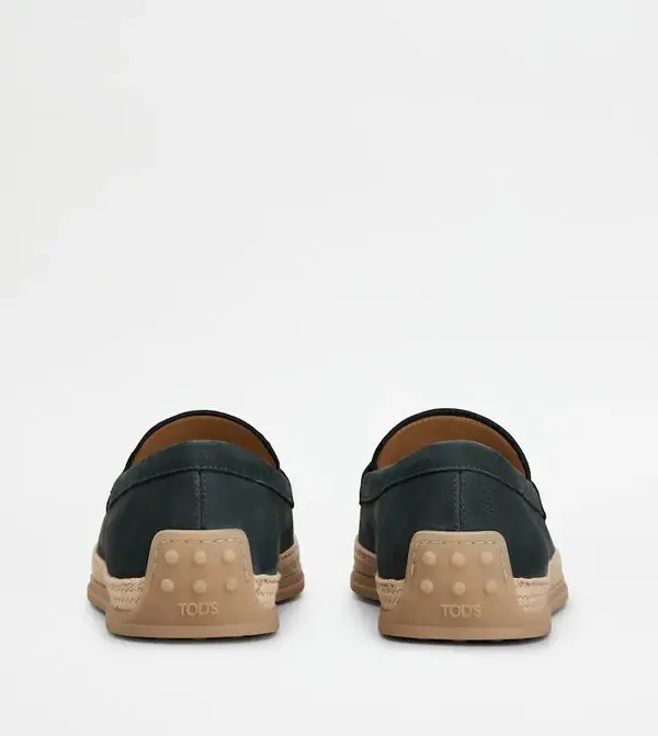 TOD'S Suede Loafers - Black