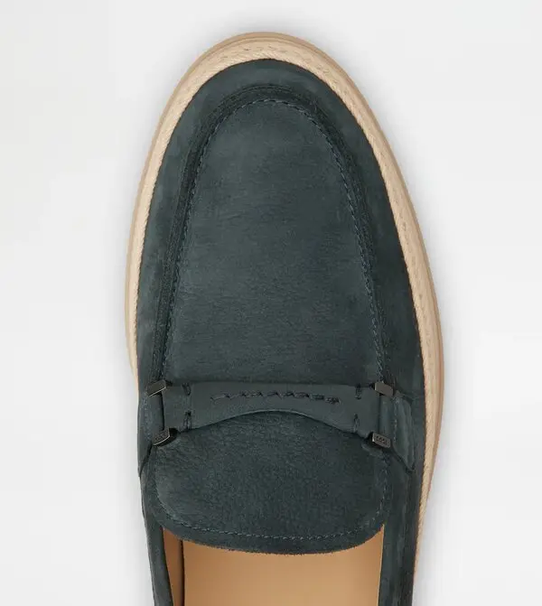 TOD'S Suede Loafers - Black