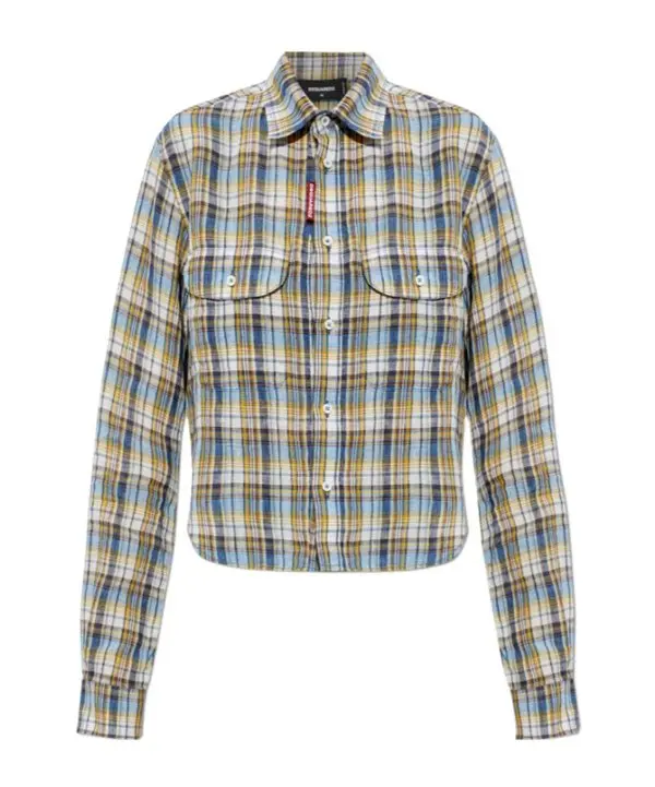 Dsquared2 Plaid Buttoned Shirt - Multicolor