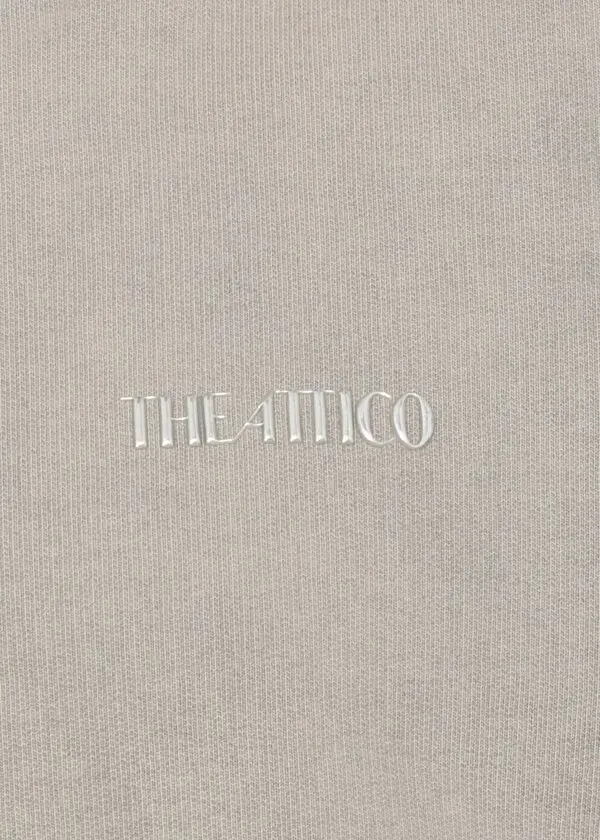 Attico Logo Detailed Crewneck Sweatshirt