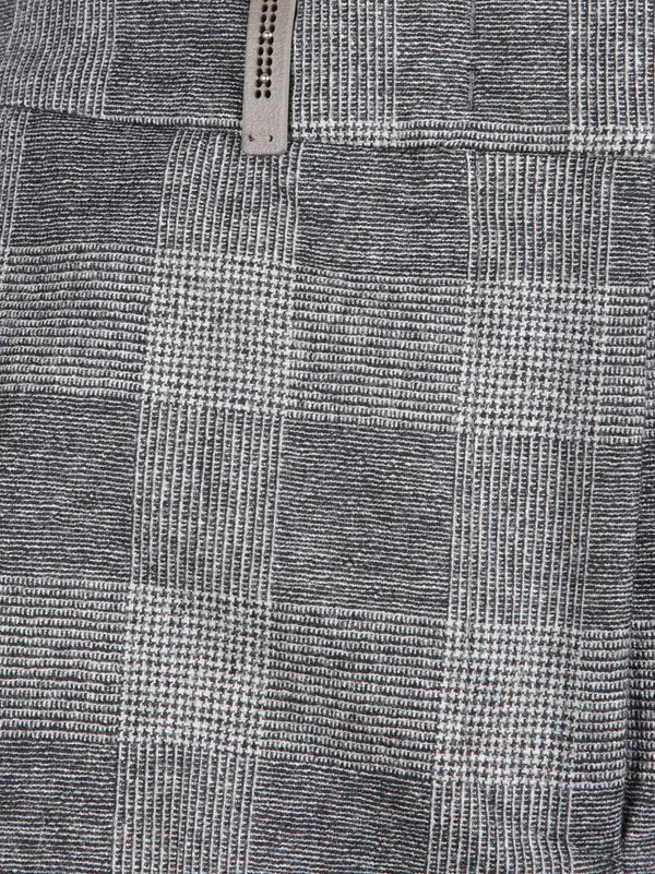 Peserico Checked Trousers - Gray