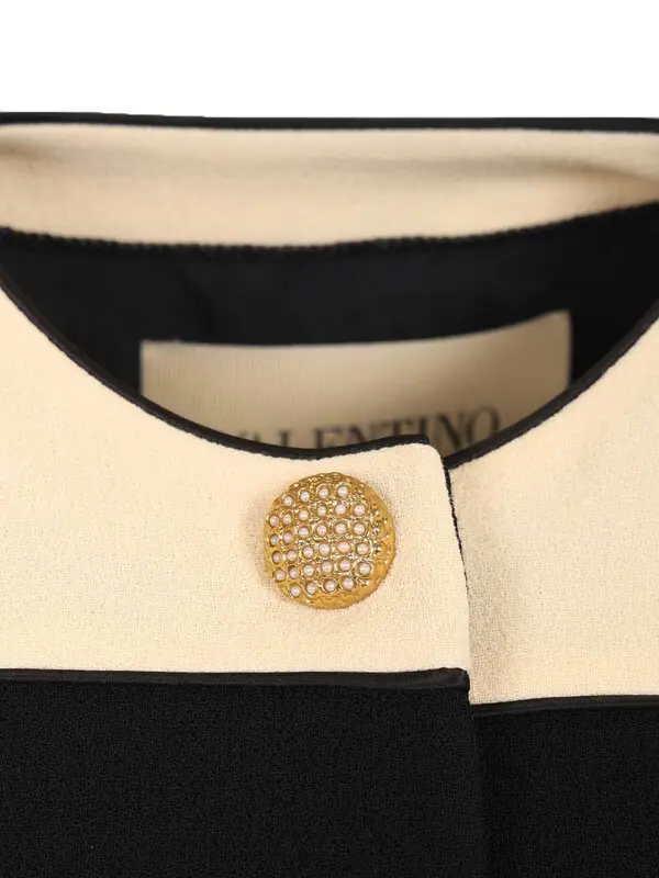 Valentino Garavani Button-up Crewneck Jacket