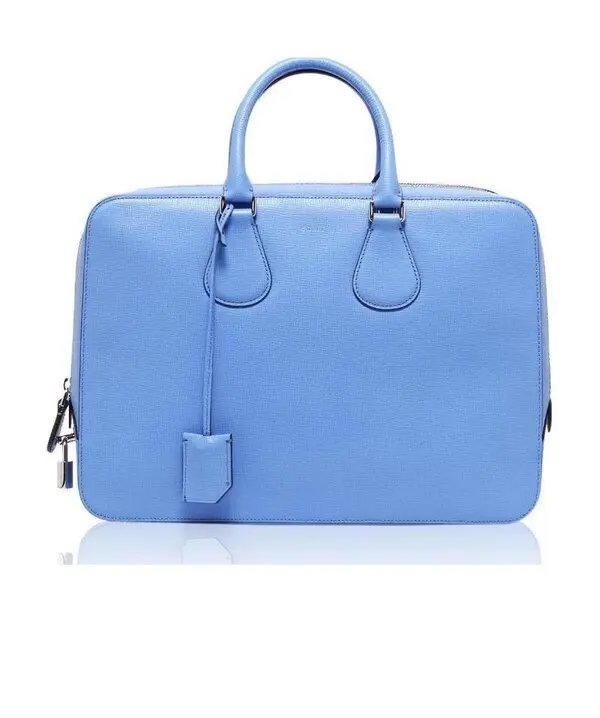 Bally Leather Handbag With Logo Detail