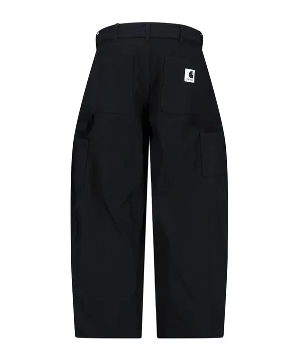 Sacai X Carhartt Wip Duck Pants - Black