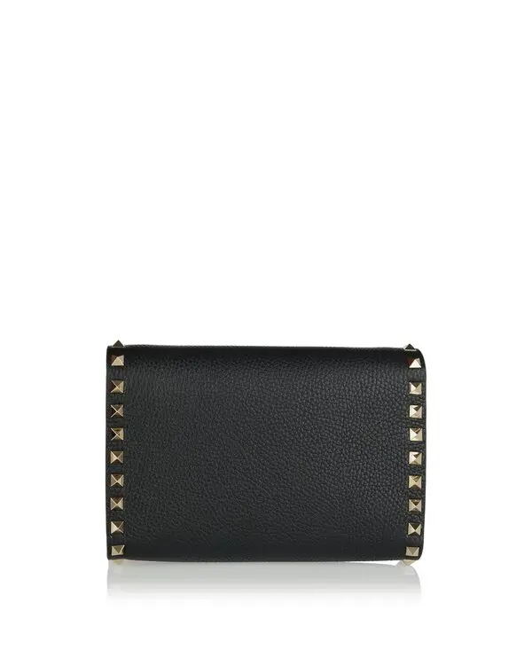 Valentino Garavani Rockstud Foldover Top Mini Clutch Bag