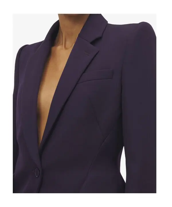 Alexander McQueen Single-breasted Blazer - Violet