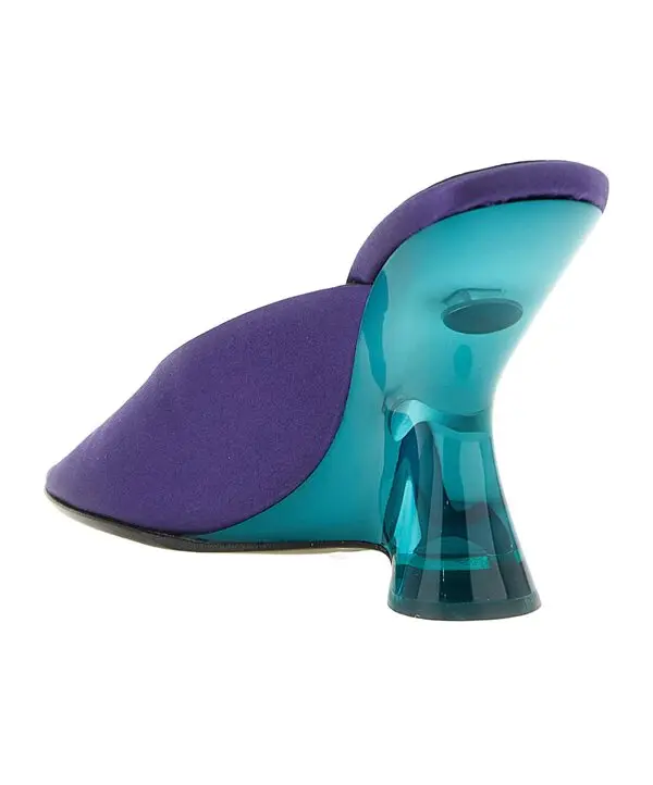 Dries Van Noten Open-toe Sculptural Wedge Sandals - Blue