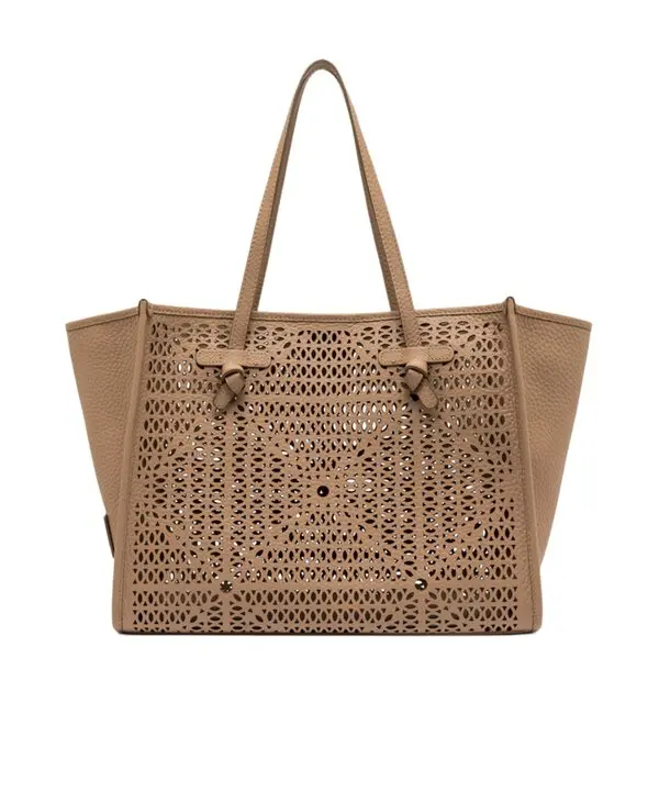 GIANNI CHIARINI Marcella Knot Tote Bag - Light Brown