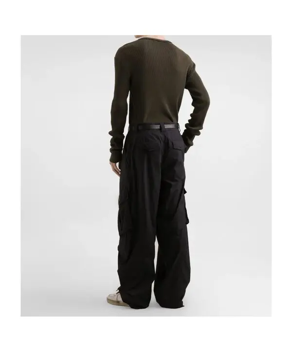 Dolce & Gabbana Ribbed Henley Knit Sweater
