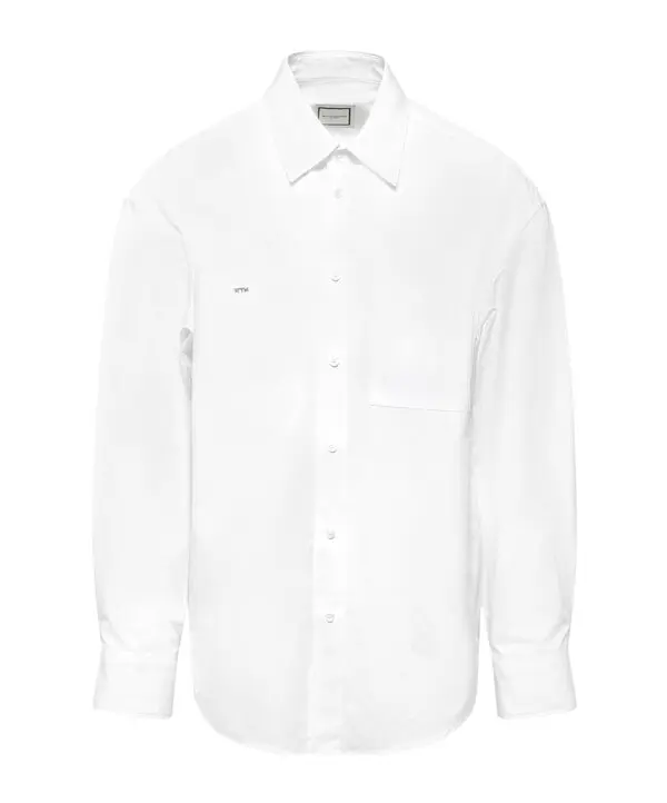 WOOYOUNGMI Patch Pocket Logo Shirt - White