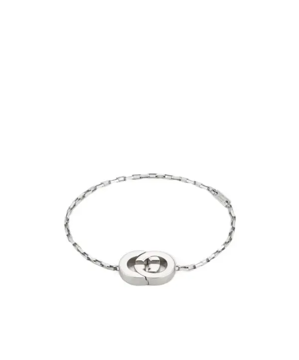 Gucci Interlocking Charm Bracelet - White