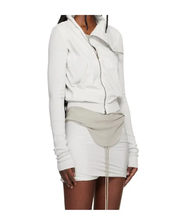 Rick Owens Long Sleeve Zip-up Pullover