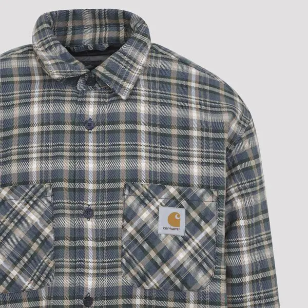 Carhartt Work In Progress Cronyn Check Shirt Jacket - Gray