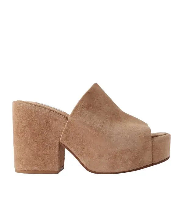 Gabriela Hearst Round Toe Platform Sandals