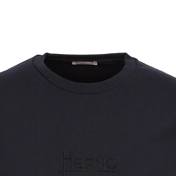 Herno Logo-embroidered Cotton Sweatshirt
