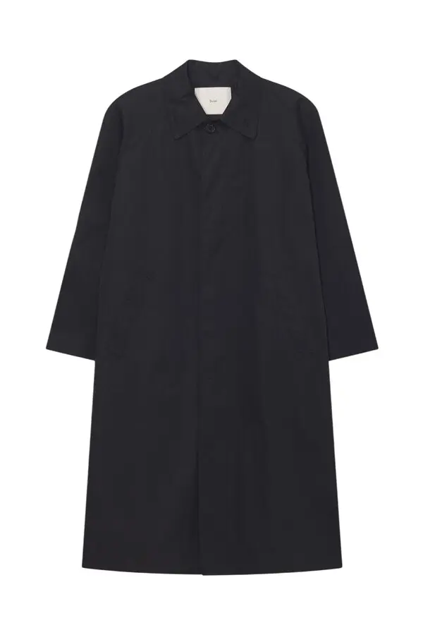 DUNST Buttoned Coat - Black