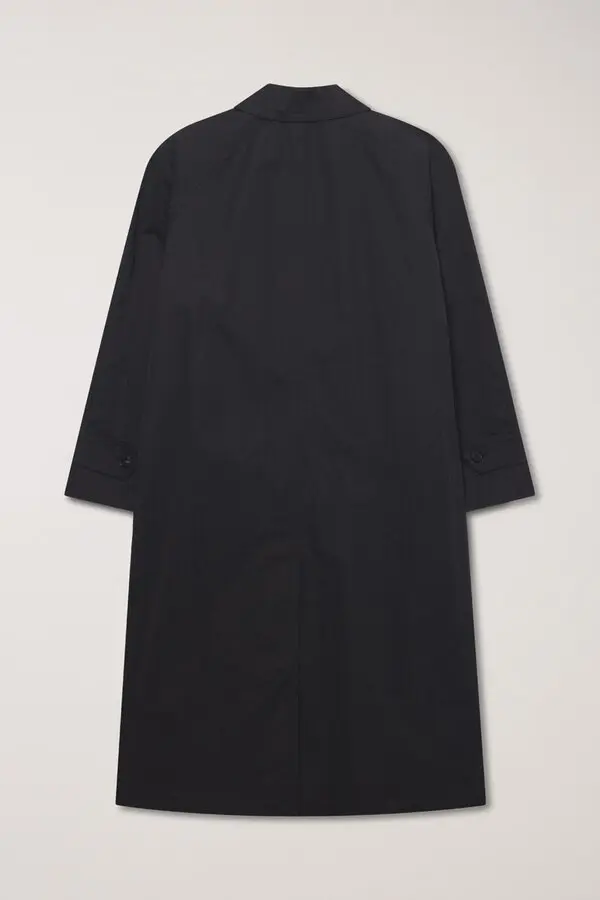DUNST Buttoned Coat - Black