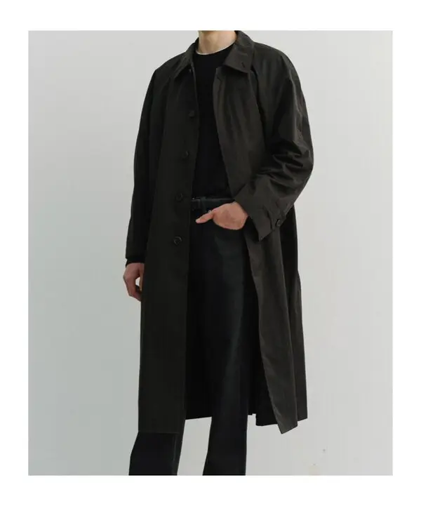 DUNST Buttoned Coat - Black
