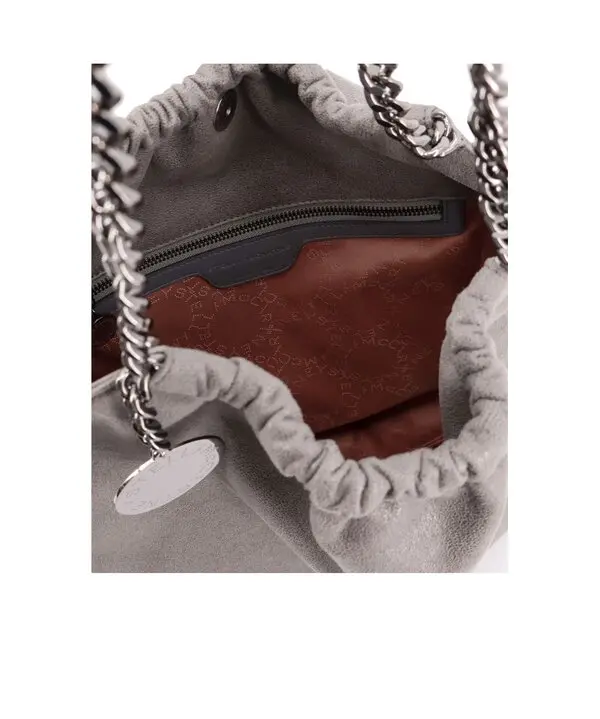 Stella McCartney Falabella Medium Drawstring Shoulder Bag - Grey