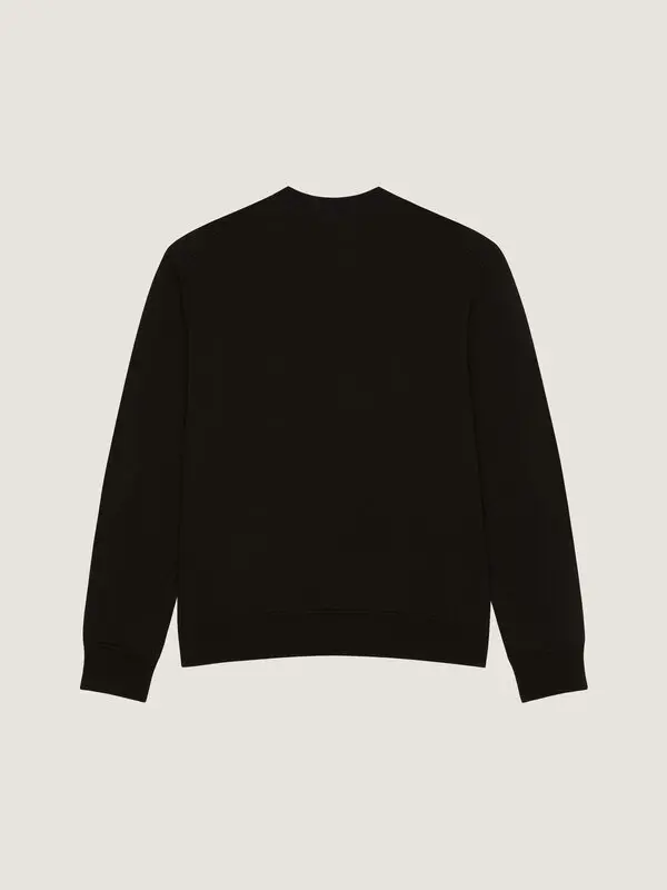 Givenchy Paris Seam Crewneck Sweatshirt - Black