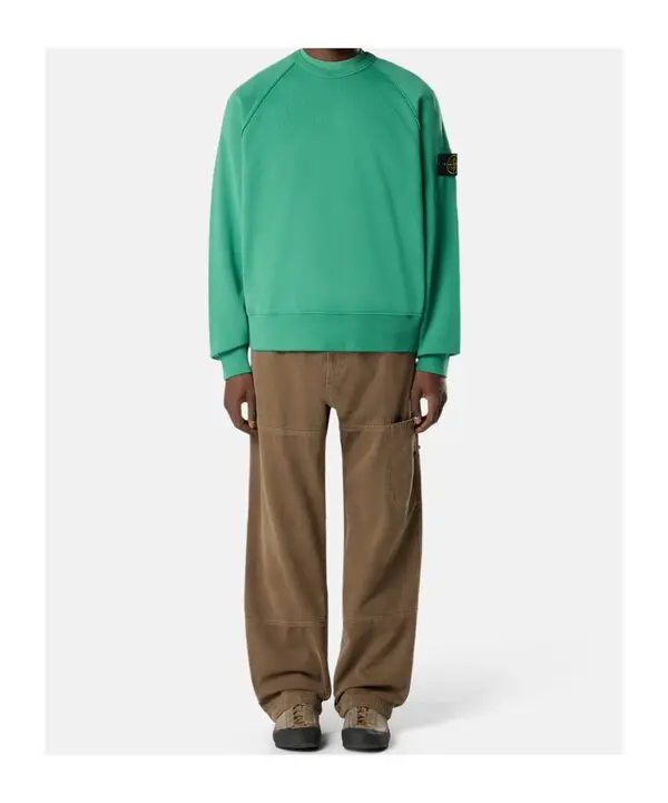 Stone Island Raglan Sleeve Oversized Sweatshirt - Malachite