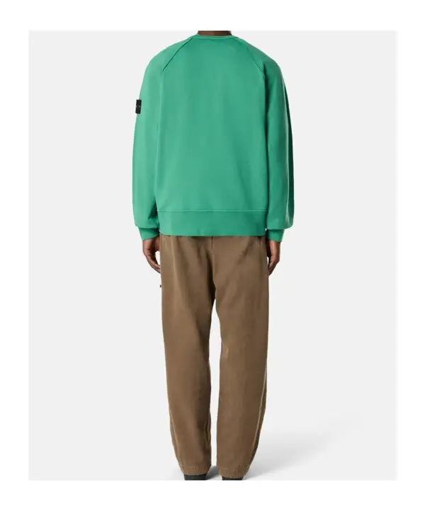 Stone Island Raglan Sleeve Oversized Sweatshirt - Malachite