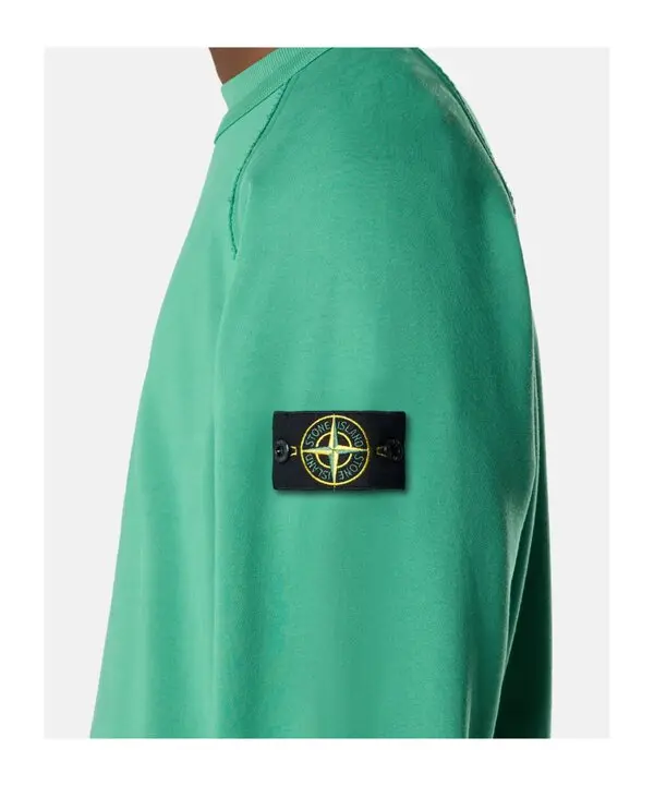 Stone Island Raglan Sleeve Oversized Sweatshirt - Malachite