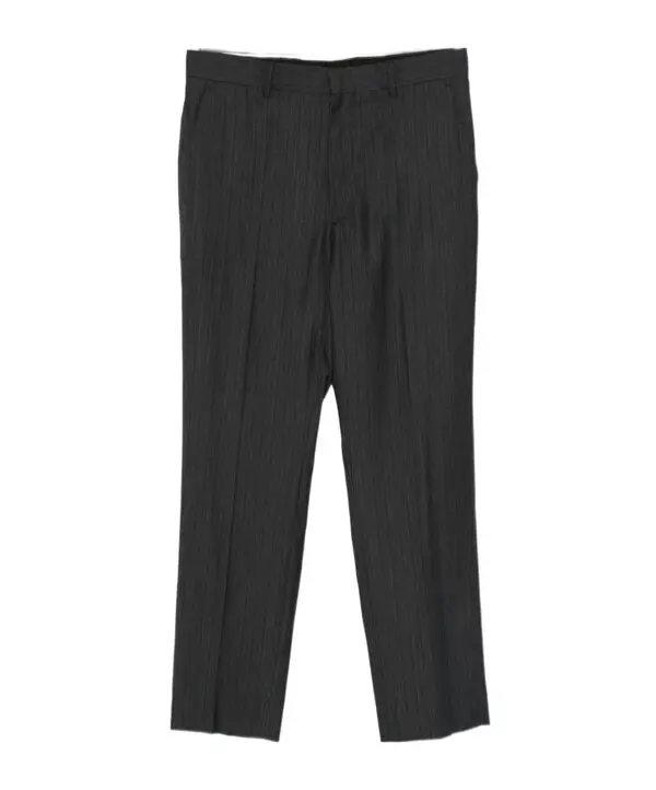 MAISON MARGIELA Pinstriped Tailored Trousers - Dark Grey