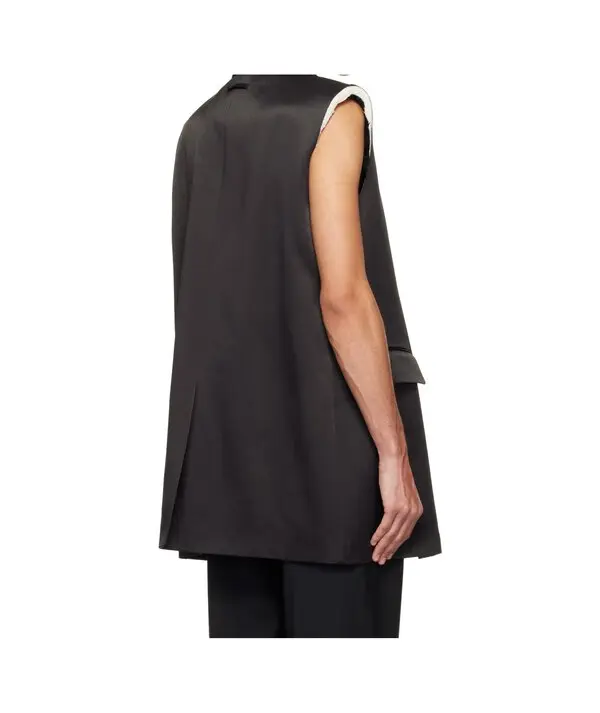JEAN PAUL GAULTIER Sleeveless Double-breasted Blazer