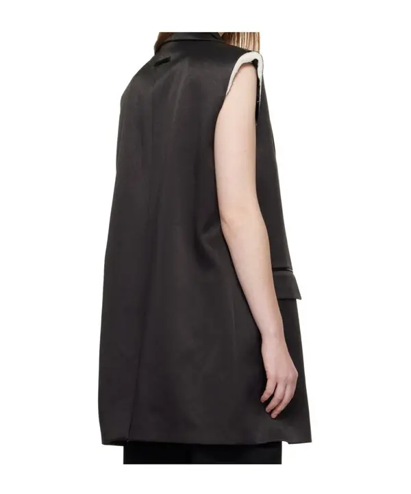 JEAN PAUL GAULTIER Sleeveless Double-breasted Blazer