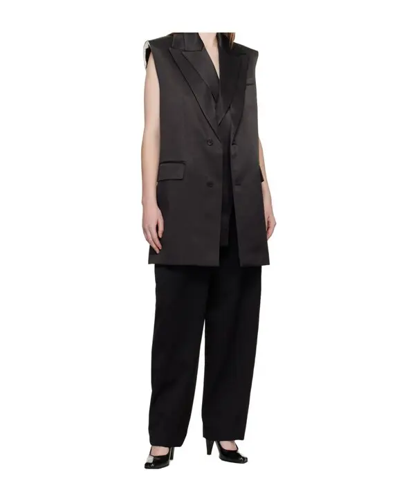 JEAN PAUL GAULTIER Sleeveless Double-breasted Blazer