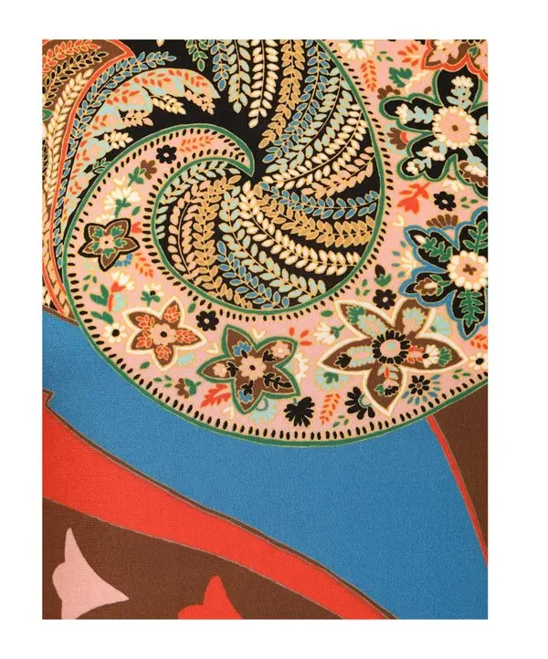 Etro Paisley Print Long Sleeve Top