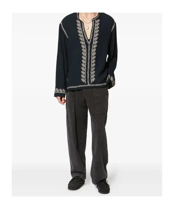 Isabel Marant Étoile Cizalie Embroidered Shirt