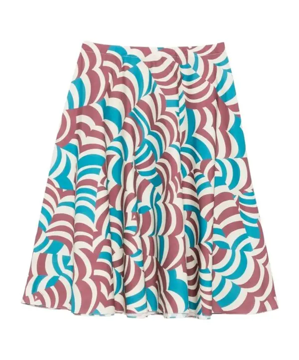 Marni Printed Midi Skirt - Multicolor
