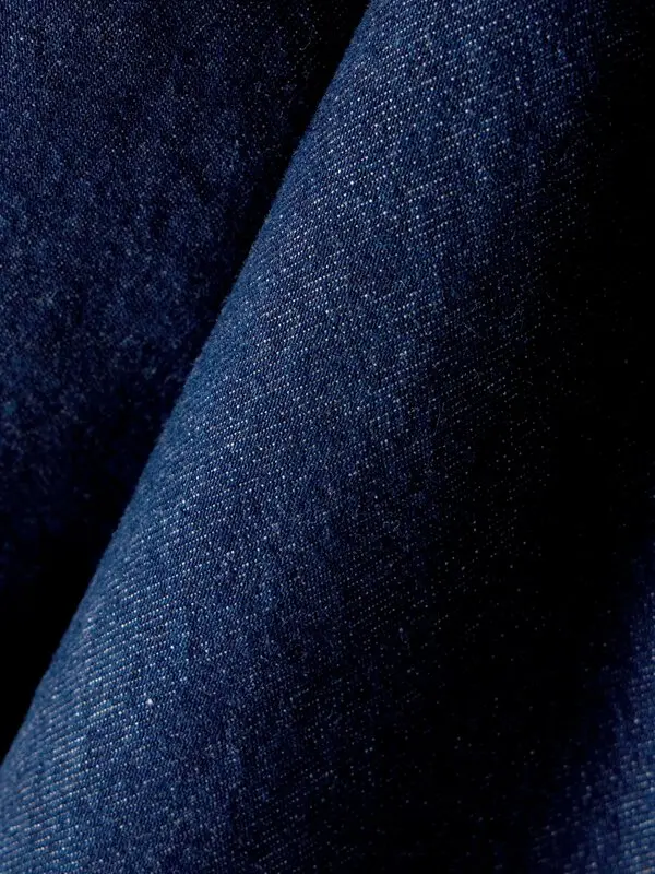 FRAME Strapless Denim Dress - Blue