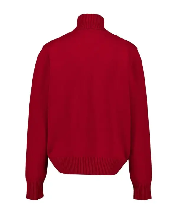 Givenchy Paris Signature Embroidered Turtleneck Sweater