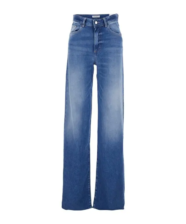 ICON DENIM LOS ANGELES Joia High-rise Wide-leg Jeans