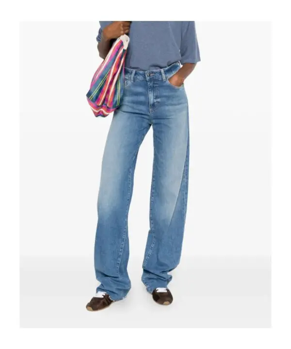 ICON DENIM LOS ANGELES Joia High-rise Wide-leg Jeans