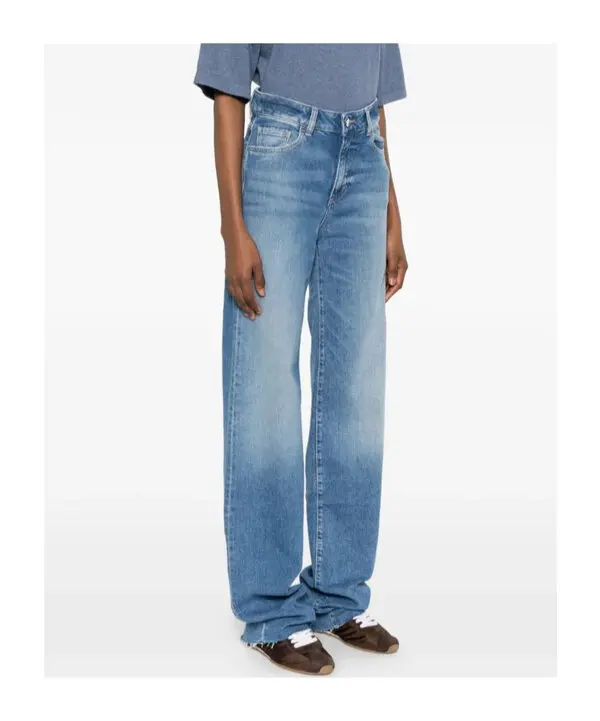 ICON DENIM LOS ANGELES Joia High-rise Wide-leg Jeans