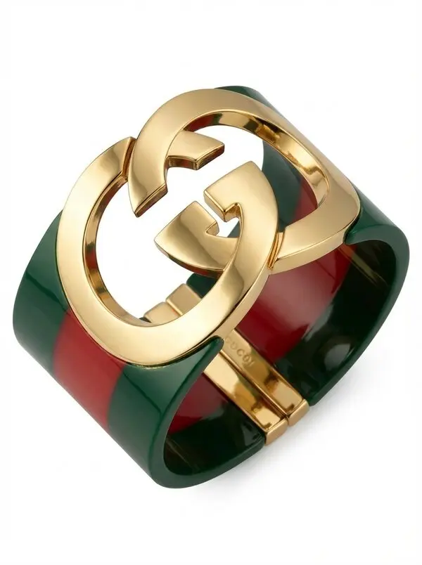 Gucci Interlocking Cuff Bracelet - Gold